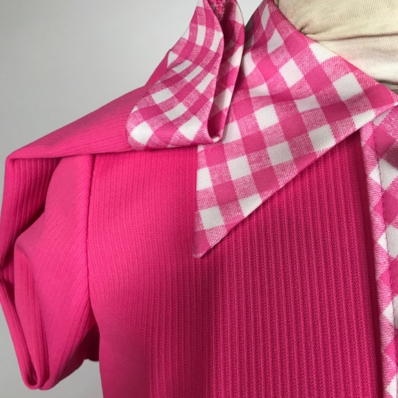 Jennifer Gee | Dresses | 97s Jennifer Gee Maxi Dress Pink Check | Poshmark